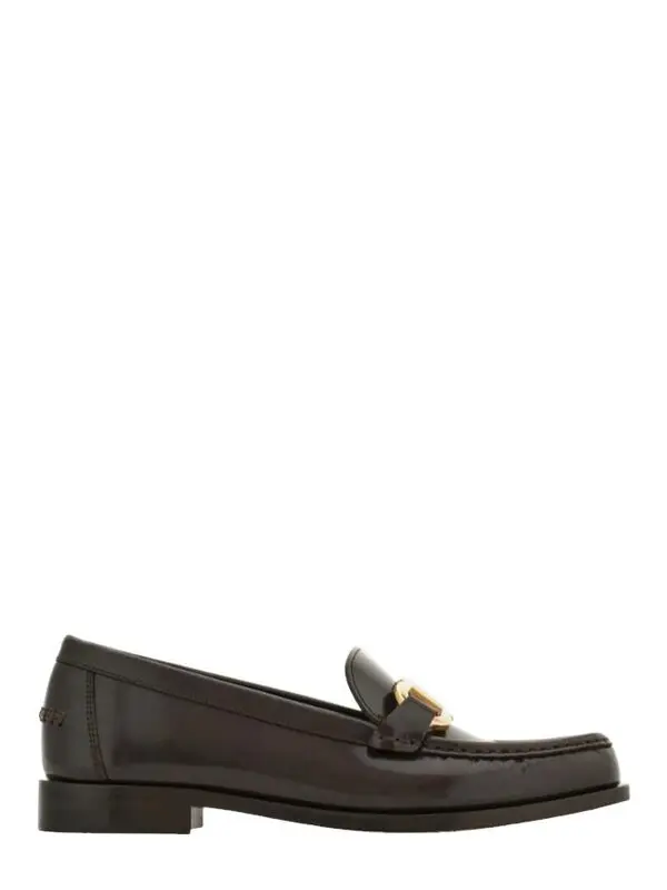 FERRAGAMO Gancini Buckle Loafers - Testa Di Moro