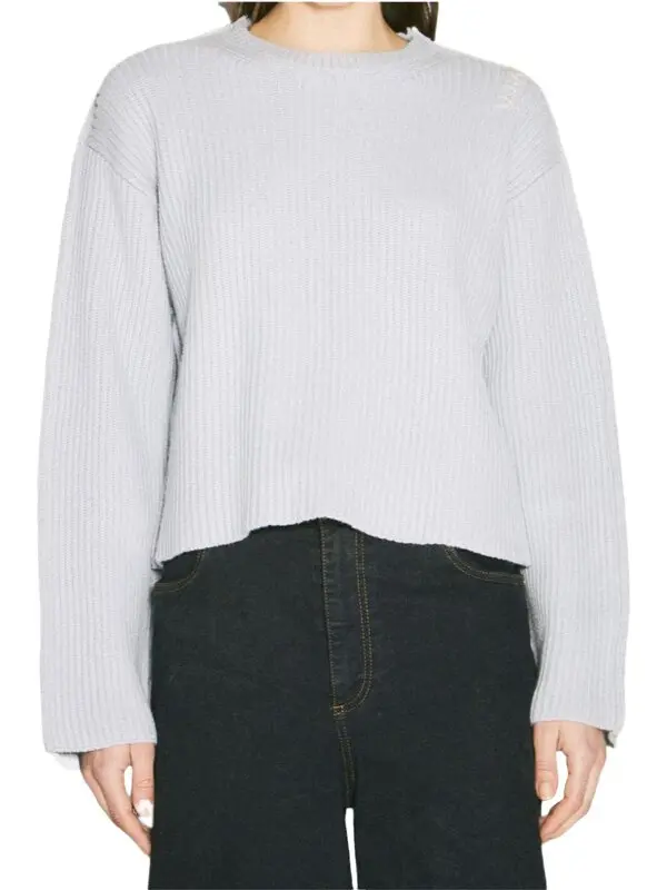 Marni Crewneck Ribbed Jumper - Blue