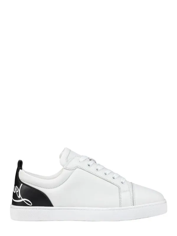 CHRISTIAN LOUBOUTIN Low-top Sneakers With Strap Detail - White