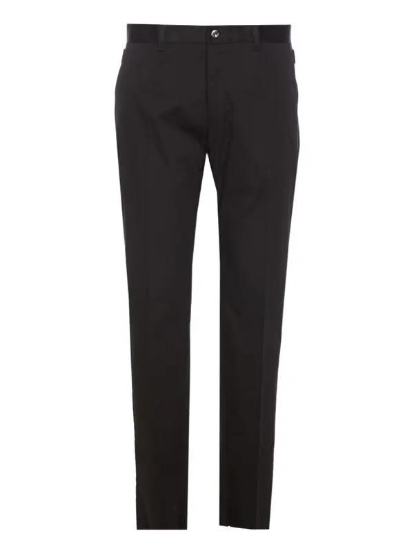 Dolce & Gabbana Pleated Crease Pants - Black