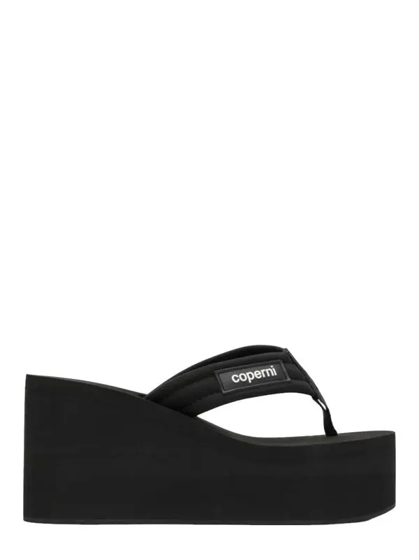 Coperni Open-toe Platform Sandals - Black