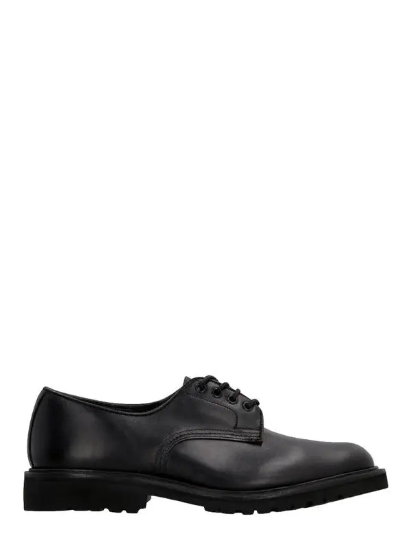 TRICKER'S Lace-up Derby Shoes - Black