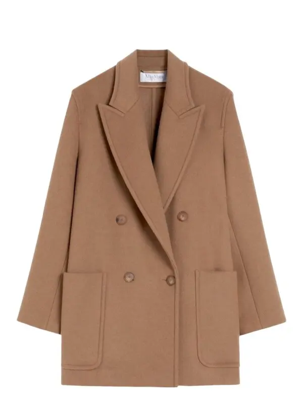 Max Mara Deletta Double-breasted Coat - Brown