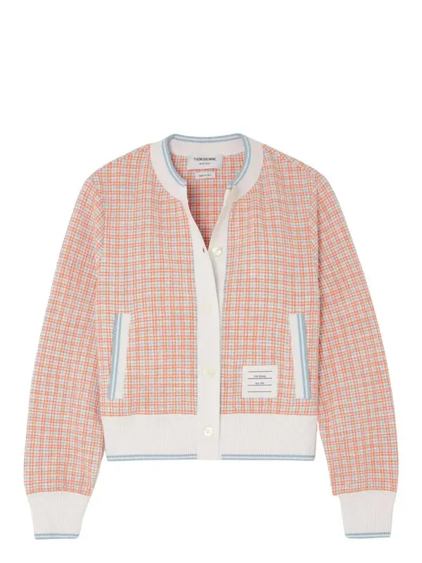 Thom Browne Checked Tweed Cardigan - No