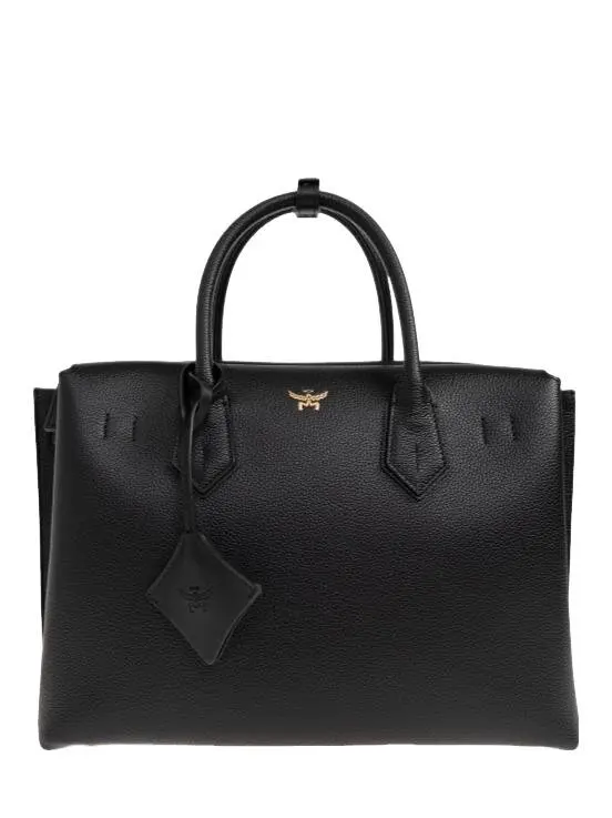 Mcm Medium Milla Tote Bag - Black