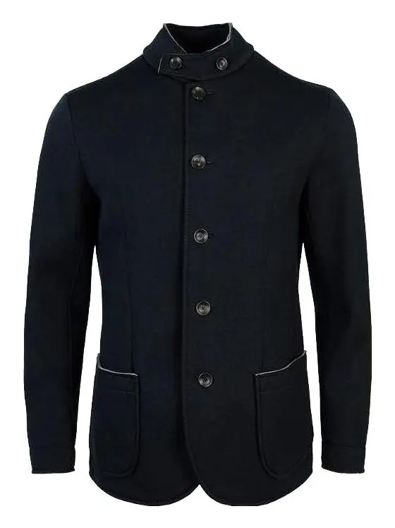 Emporio Armani Logo Casual Jacket - Black