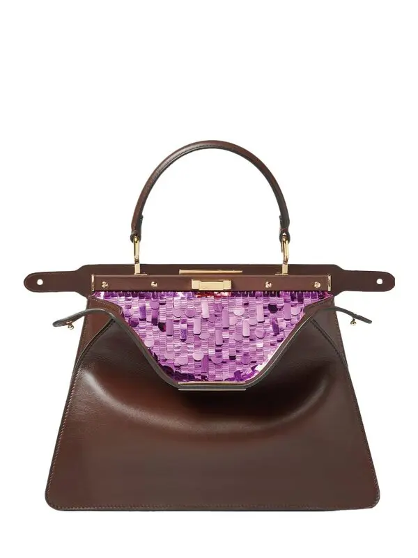 Fendi Peekaboo Iseeu Medium Tote Bag - Brown