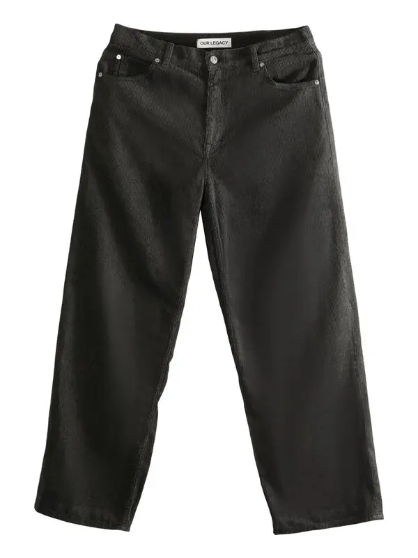 Our Legacy Vast Cut Straight-leg Jeans - Dark Brown
