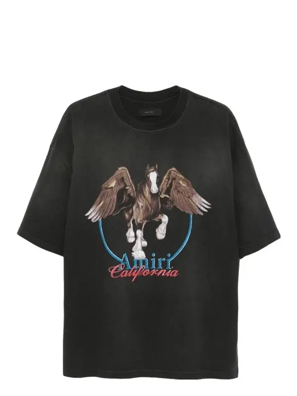 Amiri Open-necked Shirt - Black