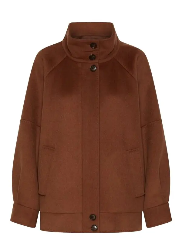 Marella Cashmere-blend Jacket - Brown