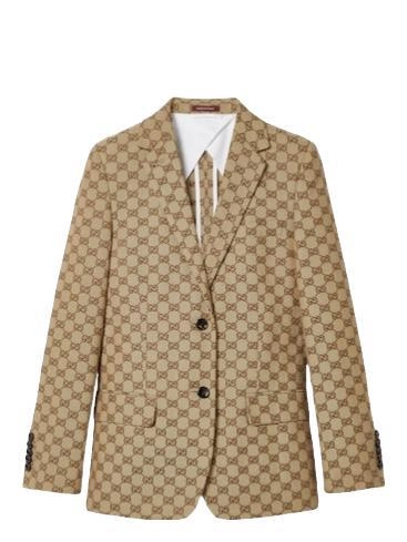 Gucci Gg Monogram Jacket - Nude