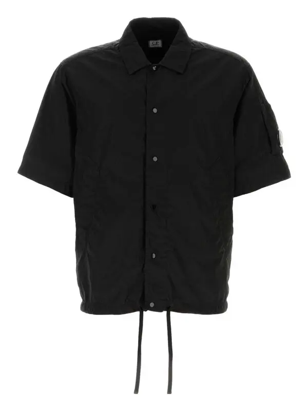 C.P. COMPANY Chrome-r Lens Overshirt Shirt - Black