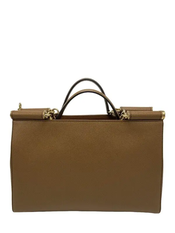 Dolce & Gabbana Double Handle Tote Bag - Brown