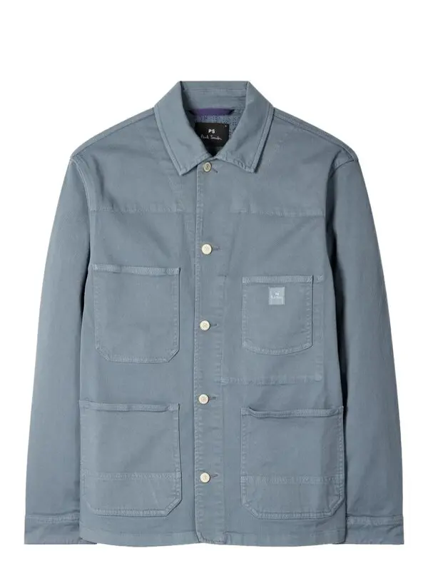 Paul Smith Patch Pocket Chore Jacket - Gray