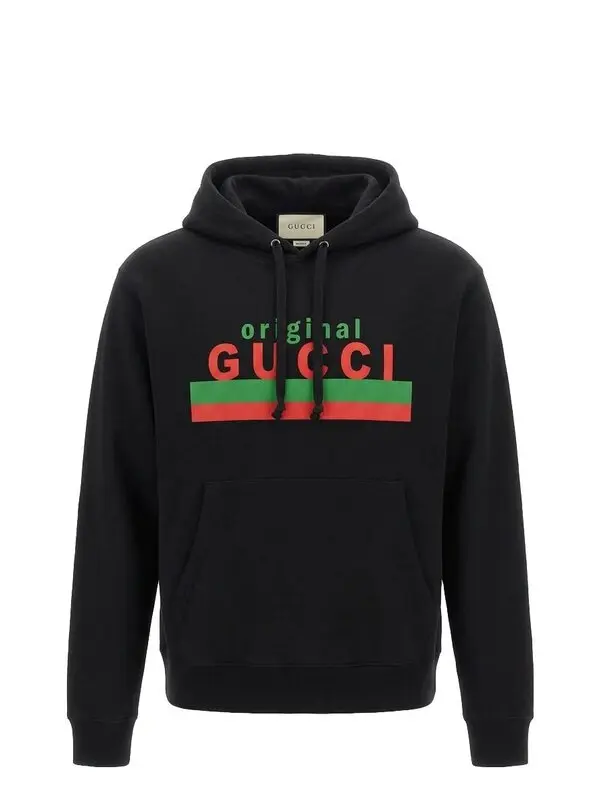 Gucci Original Printed Hoodie - Black