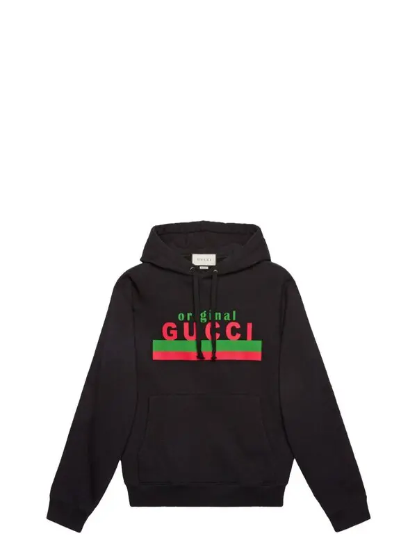 Gucci Original Printed Hoodie - Black