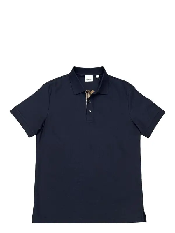 Burberry Cotton Polo Shirt - Blue