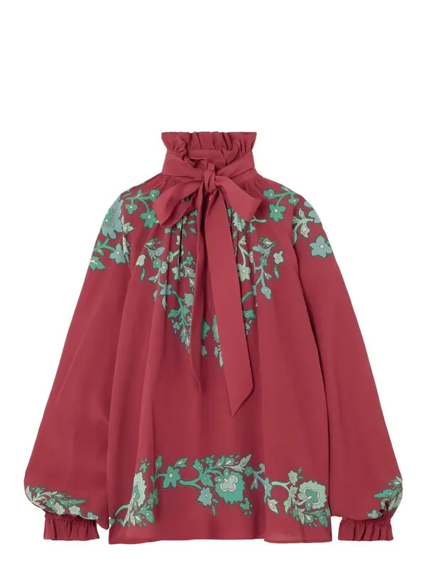 La DoubleJ Cerere Floral Ruffled Blouse - Multicolor