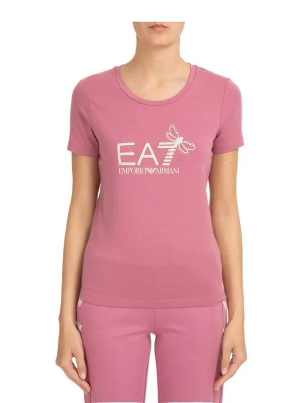 EA7 Logo T-shirt - Pink