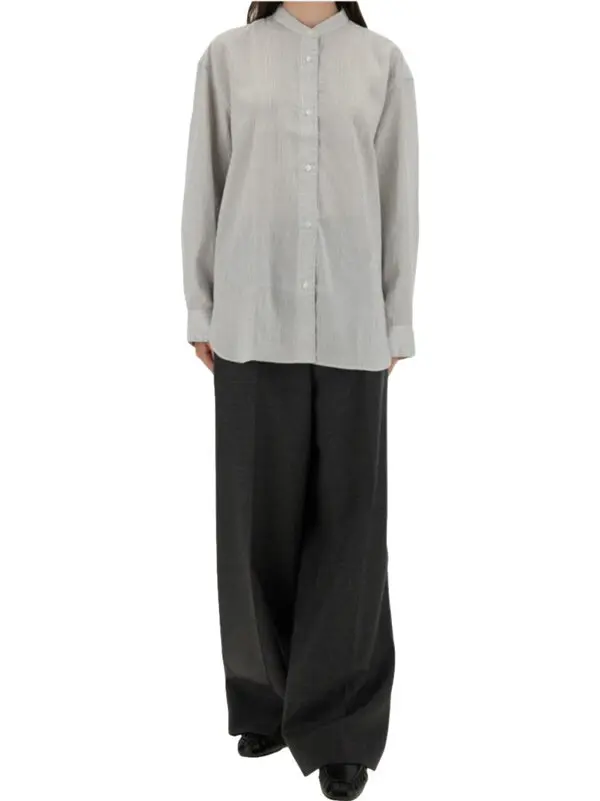 Studio Nicholson Dilys Striped Shirt - Gray