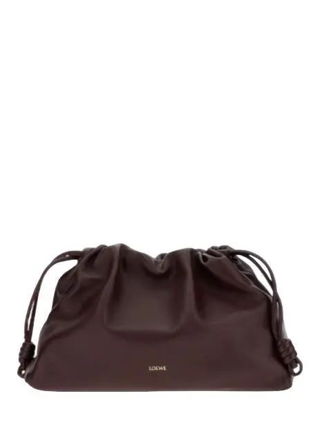 Loewe Large Flamenco Tote Bag - Dark Burgundy