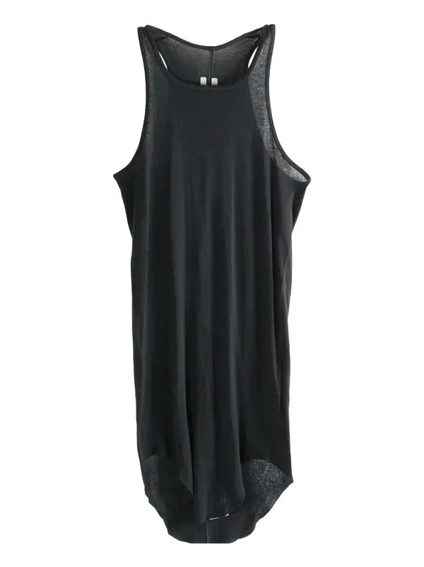 Rick Owens Sleeveless Ribbed Tank Top - Black