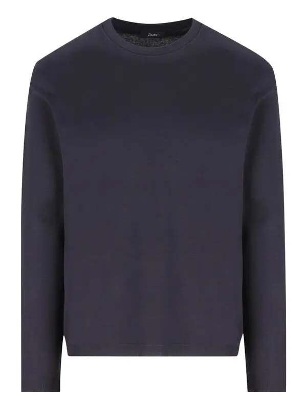 Herno Double-layer Long-sleeve T-shirt - Blue