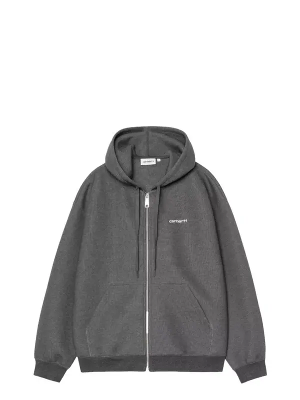Carhartt Work In Progress Alda Zip Hoodie - Black And White