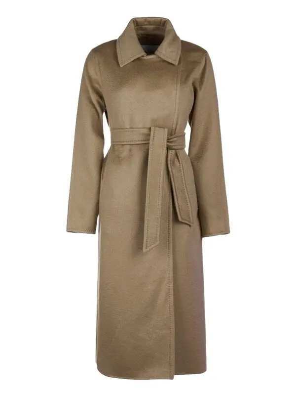 Max Mara Long-sleeved Coat - Brown