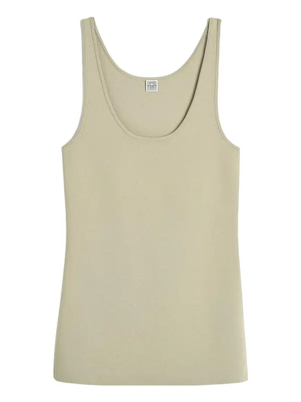TOTEME Compact Knit Tank Top - Desert