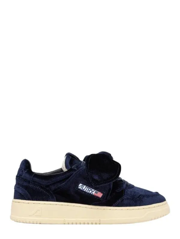 AUTRY Velvet Bow Sneakers - Blue