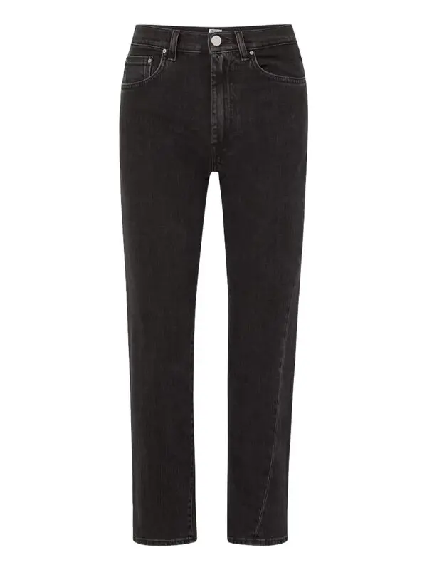 TOTEME High-rise Straight Jeans - Black