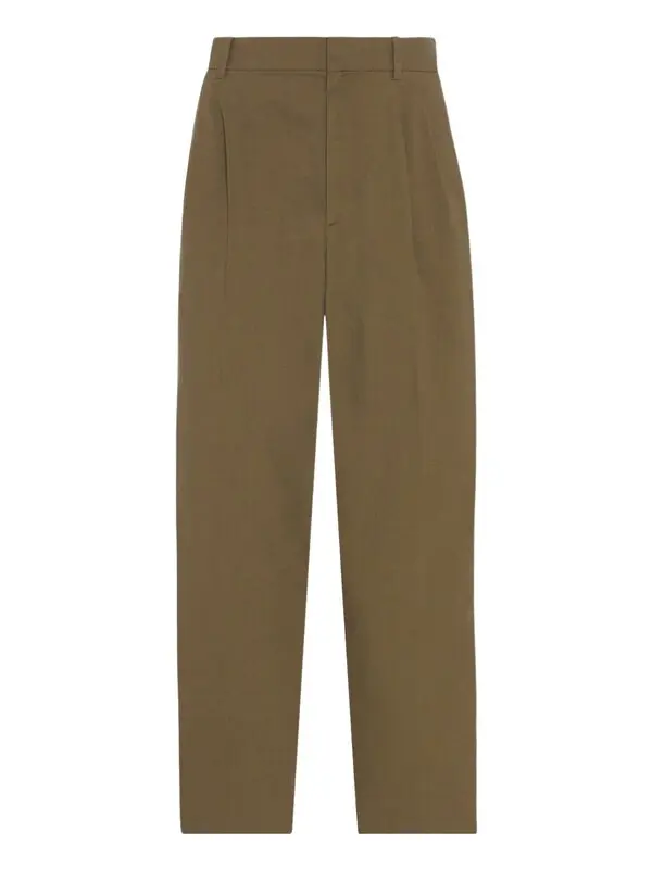 THE ROW Lilas Straight Leg Pants - Khaki