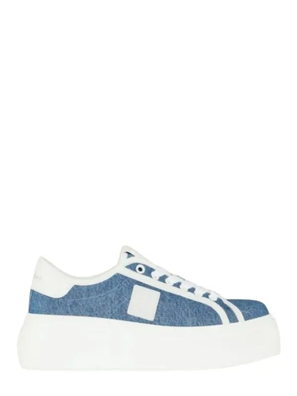 Givenchy 4g Denim Platform Sneakers - Medium Blue