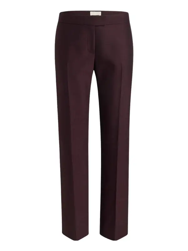 Khaite Callen Pleated-front Trousers - Black