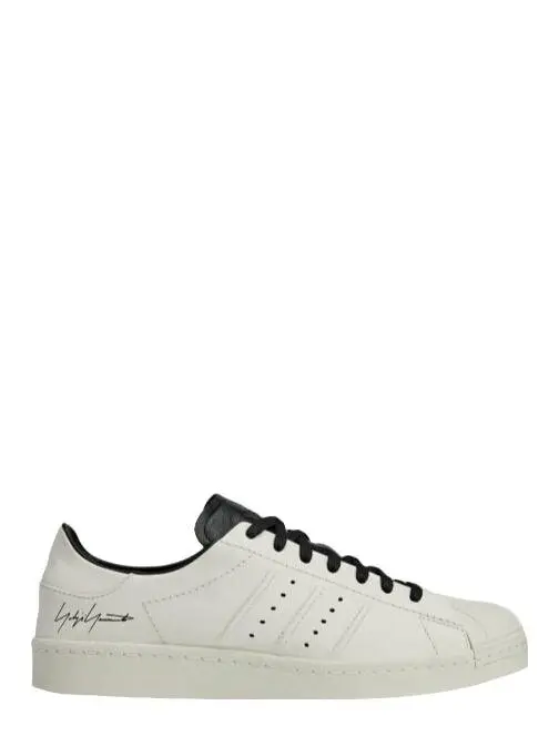 Y3 Superstar Perforated-detail Logo Sneakers - Orbit Grey / Orbit Grey / Black