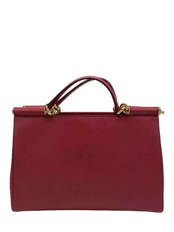Dolce & Gabbana Double Handle Shoulder Bag - Red