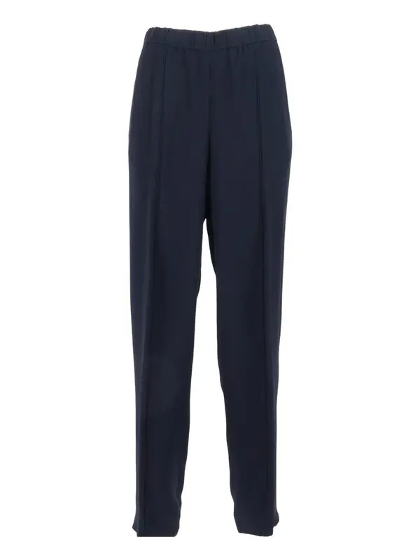 Fabiana Filippi Elastic Waistband Belted Pants - Black