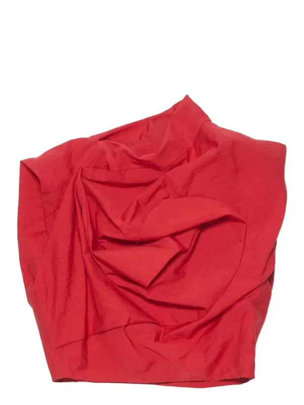 Acne Studios Asymmetrical Vest - Red