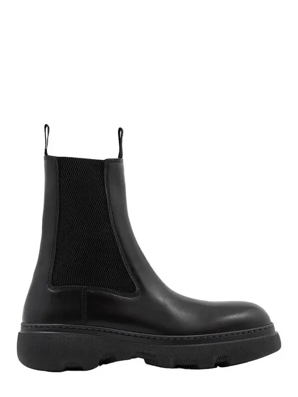 Burberry Elasticated-panel Chelsea Boots - Black
