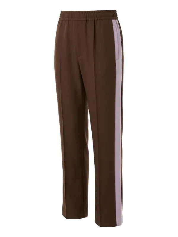 Gucci Stripe Detailed Pants - Brown