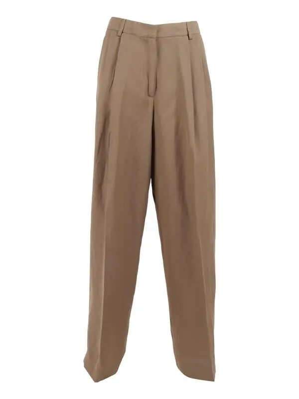 Fabiana Filippi Pleated Tailored Pants - Brown
