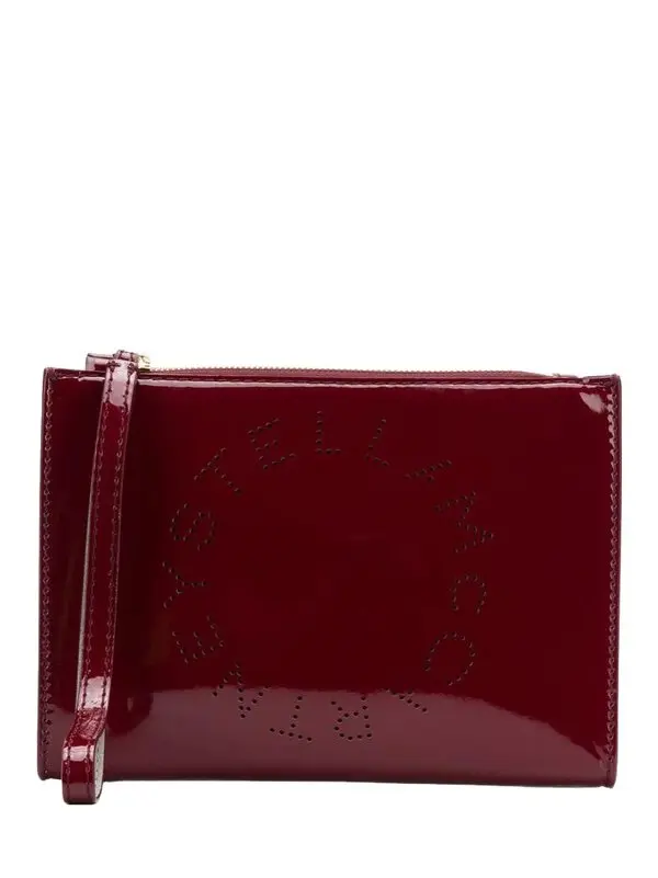 Stella McCartney Zip Clutch - Cherry