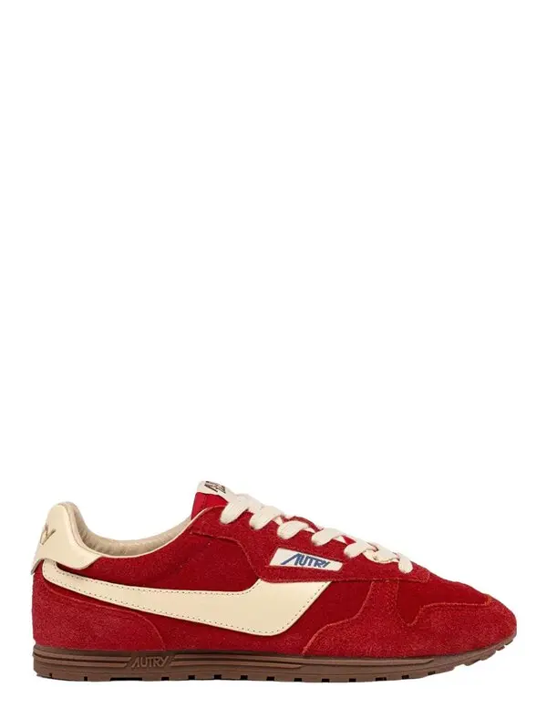 AUTRY Windspin Lace-up Sneakers - Ruby And Turnip