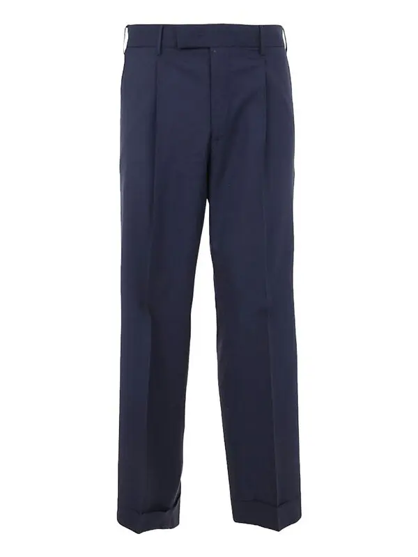 PT TORINO Logo Detailed Casual Pants - Blue