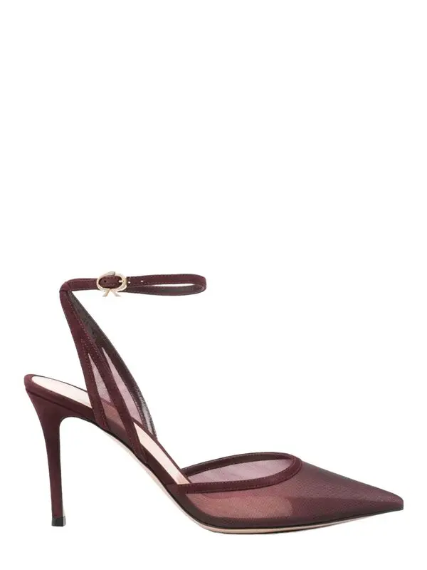 GIANVITO ROSSI 100mm Suede Heeled Pumps - Multicolor