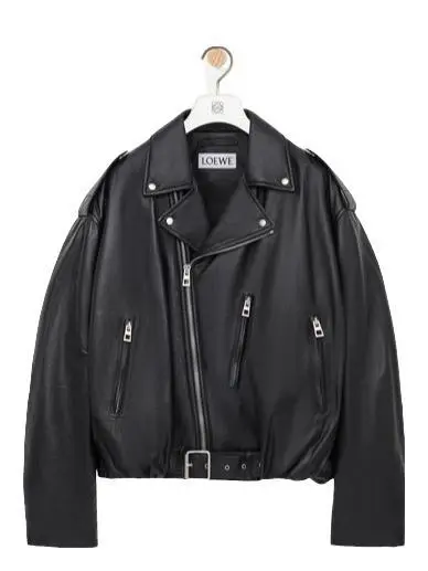 Loewe Zipped Belted Jacket - Black