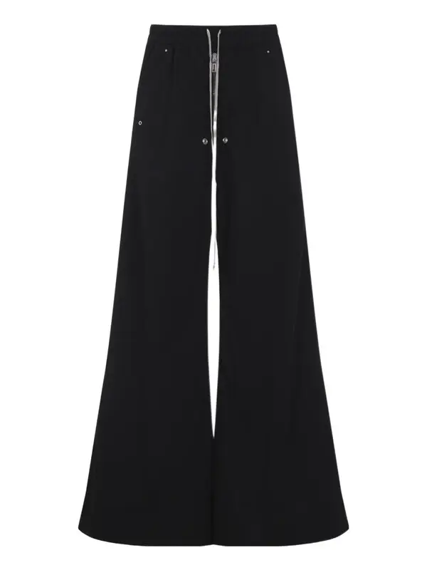 Rick Owens Wide Leg Drawstring Pants - Black