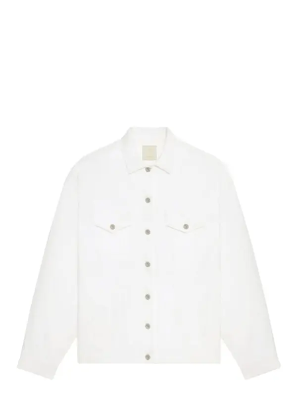 Givenchy Oversized Fit Buttoned Denim Jacket - White