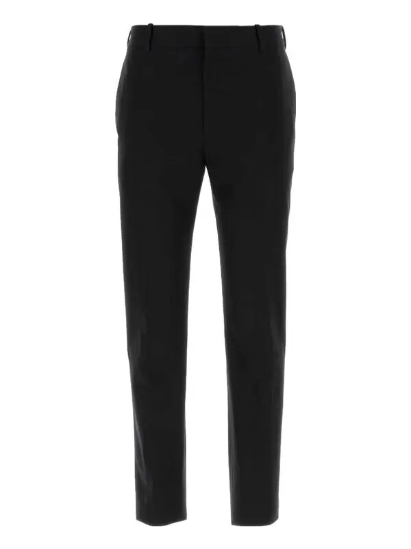 Alexander McQueen Straight-leg Trousers - Black